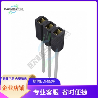 SSA-103-W-G【CONN RCPT 3POS 0.1 GOLD PCB】