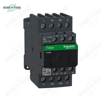 LC1D258MD[继电器TESYS 4P CTR 40A AC-1 2NO 2NC 22]