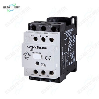 DRH3P60A18[继电器SSR CONTACTOR 3PH DIN MNT 600VAC]