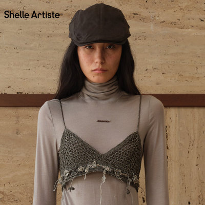 ShelleArtiste 26春季新款流浪复古感酷飒跳舞吧叠穿钩花胸衣