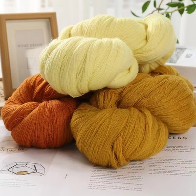 老式散装全毛开司米伴侣羊毛绒线多股手工编织羊绒纱线机织