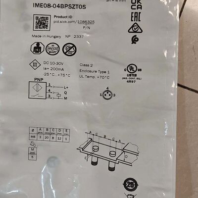 西克接近开关IME08-04BPSZT0S 订货号10863