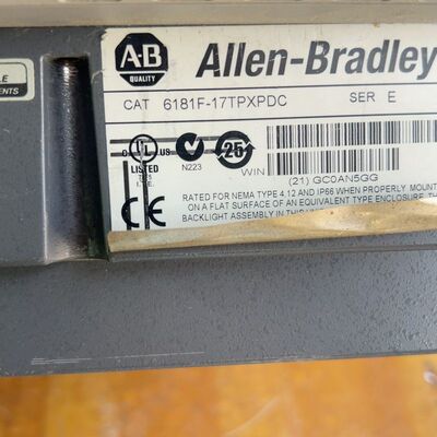 Allen-Bradley 6181F-17TPXPDC 工