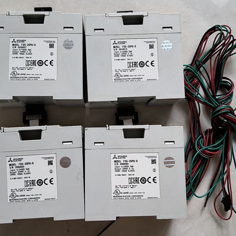 FX5-20PG-D 成色充新功能包好 电源线齐全