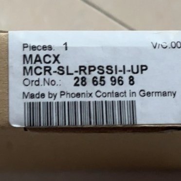 X MCR-SL-RPSSI-I-UP 型号2