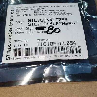 议价STL76DN4LF7AG 丝印76DN4LF7 VD可维修