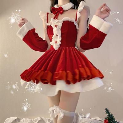 Christmas outfit sexy set nightclub princess party set套装