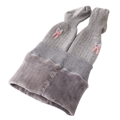 女童打底裤加绒加厚秋冬外穿