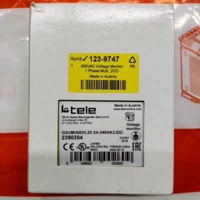 Tele监控继电器2390304 G2UM300VL20 24-240VAC/DC全新原装正品