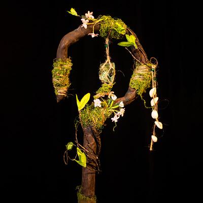 水晶魔法权杖森系少cos道具手作