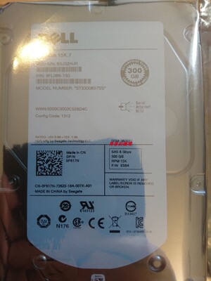 DELL 0F617N 15K.7 300G 3.5 ST3300657SS SAS 9FL066-150 硬盘