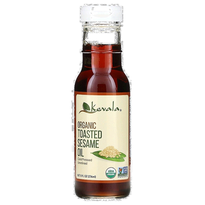 香港直发Kevala有机烘焙芝麻油烤制冷榨无麸质美味236ml