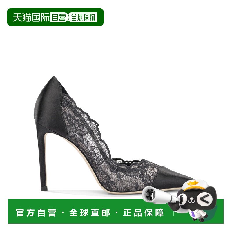 香港直邮JIMMY CHOO 女士高跟鞋 BRIGITTE100WANBLACKBLACK