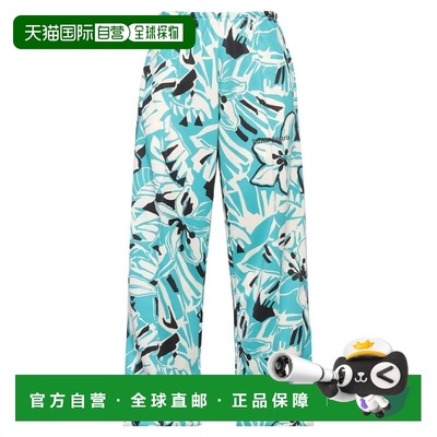 1h可退 香港直邮Palm Angels 棕榈天使 女士 休闲长裤 green绿色