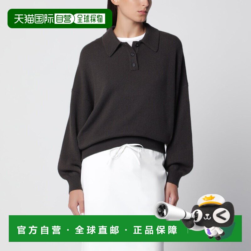 香港直邮LISA YANG 女士 ETTA 深色绿色羊绒毛衣 2026054WSDFE