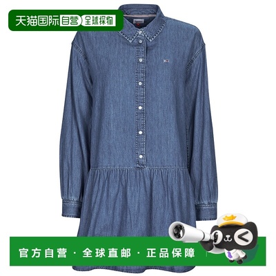欧洲直邮Tommy Jeans 女士 TJW CHAMBRAY SHIRT DRESS 短连衣裙