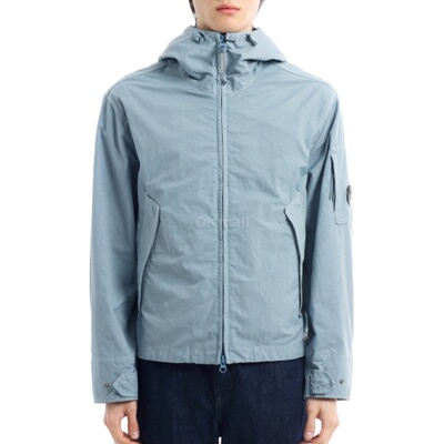 韩国直邮CP COMPANY 斜纹连帽镜片夹克（20CMOW149A 110305G 809