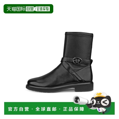 日本直邮ecco爱步 METROPOLE AMSTERDAM 皮革 拉链休闲 短靴 女款