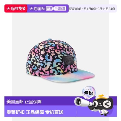 自营deux par deuxFlat Brim Allover Print Cap Blue Animal Pri