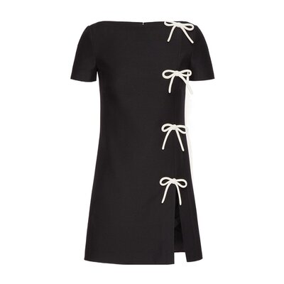 Valentino Crepe Couture 蝴蝶结缀饰迷你连衣裙 3B3VA4451CF