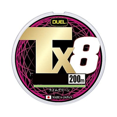 日本直邮Duel都路鱼线PE线Tx14青柠绿1.2号200m H4335-LG