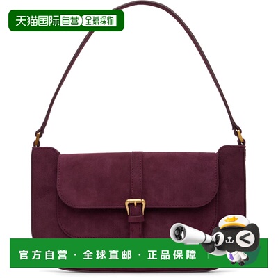 1h可退 香港直邮BY FAR 女士 酒红色 Miranda 单肩包 MWBSB023KL0