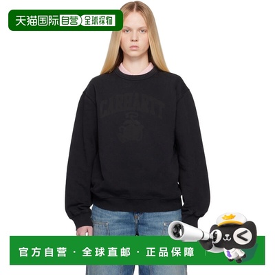 香港直邮CARHARTT WIP 女士 黑色 Faded Pond Corps 套头衫 I0360