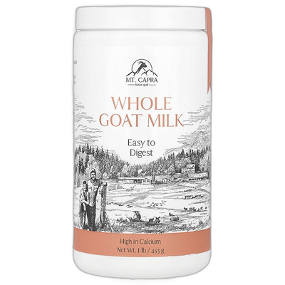 Mt Capra全脂羊奶粉1磅453克儿童进口食品营养补充