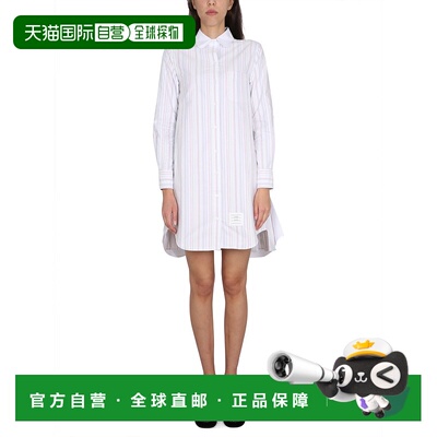 1h可退 香港直邮Thom Browne 汤姆 布朗 女士 衬衫式连衣裙 FDSD9