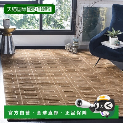 自营safaviehMirage Hand Made Area rug, Camel Contemporary St