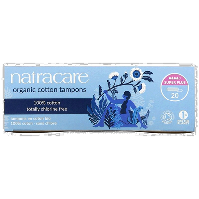 香港直邮Natracare卫生棉条有机棉条舒适柔软清爽值装20条正品