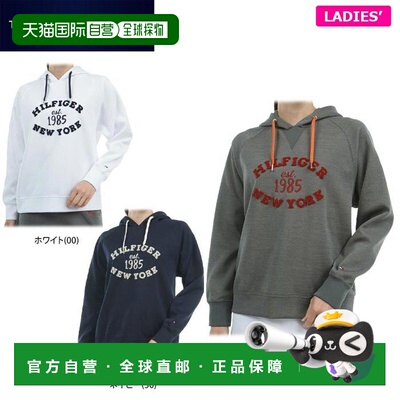 日本直邮Tommy Hilfiger 高尔夫女士卫衣 Sagara 刺绣长袖 V-Gass