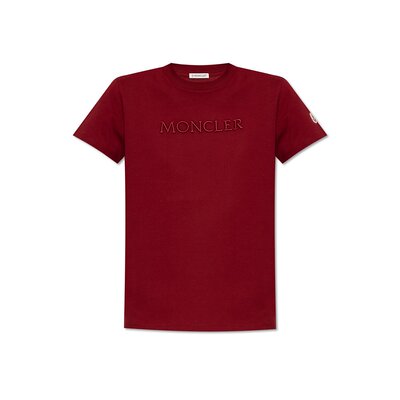 MONCLER 女士T恤 K20938C0001289AUO460 CO 酒红色