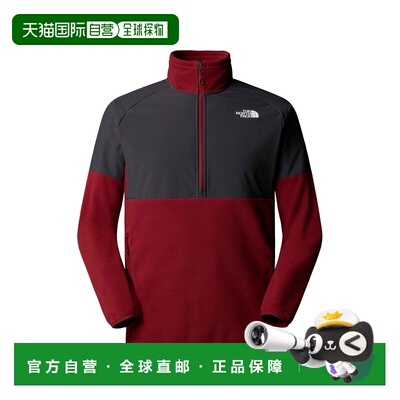 自营欧洲直邮The North Face北面 Glacier男士半拉链抓绒衣