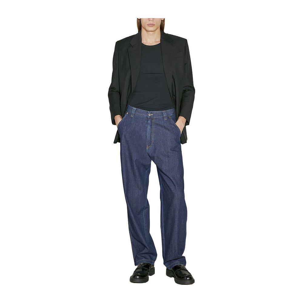 Prada 多口袋牛仔长裤 GEP37914PW