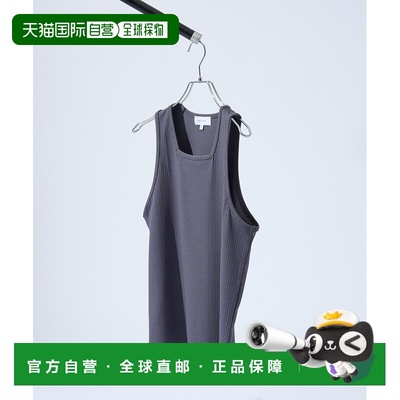 1h可退 日本直邮ABAHOUSE男女同款光泽感方领修身TankTop 0050602