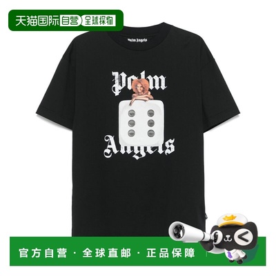 1h可退 香港直邮Palm Angels 棕榈天使 男士 Holly 针扣T恤 PMAA0