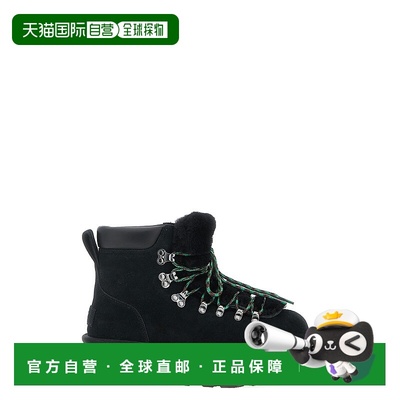 香港直邮Ugg 女士 + Sacai 皮革边毛羊皮短靴 1178390男鞋
