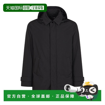 香港直邮HERNO 男士羽绒服 PI001242U128409300 AW2025黑色外套