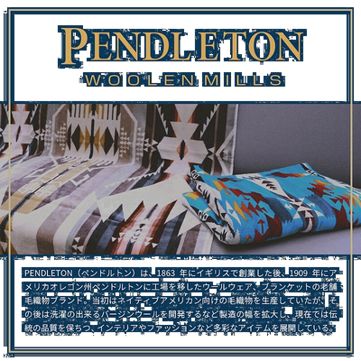 日本直邮PENDLETON 毛巾毯浴巾提花浴巾毯子毛巾露营篝火防寒棉质