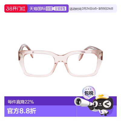 1h可退 香港直邮Fendi 芬迪 女士 眼镜 FE50094I072 pink粉色 舒