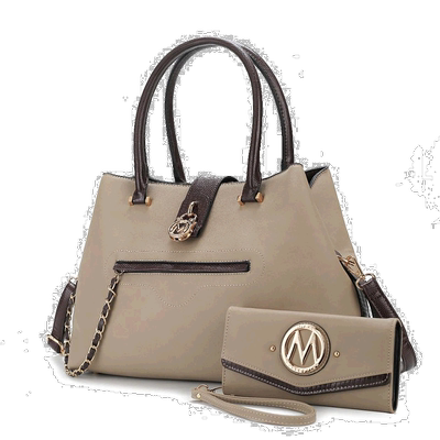 自营mia k collectionEdith Vegan Leather Women&rsquo;s Tote B