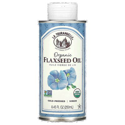 香港直邮La Tourangelle,有机亚麻籽油，8.45 液量盎司（250 毫升