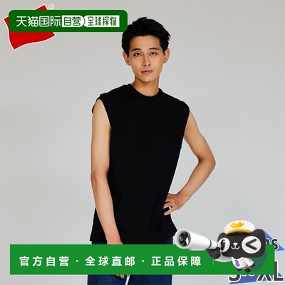 日本直邮Hanes 男士 Kuro 无袖 Pack-T T 恤纯棉百搭舒适圆领HM3-