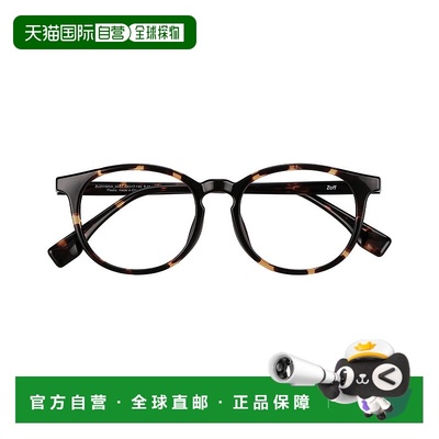 1h可退 日本直邮Zoff佐芙Zoff经典圆框塑料醋酸纤维眼镜架ZL25100