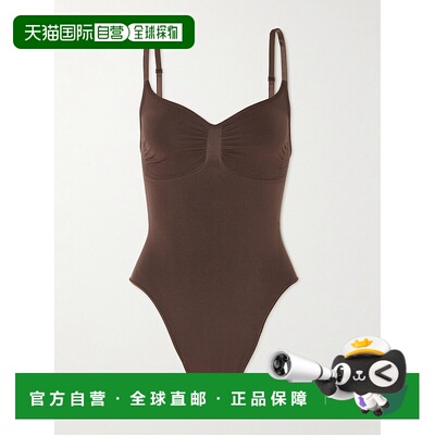 1h可退 香港直邮SKIMS 女士 Sculpt Thong 无缝深褐色连体衣 BDTH