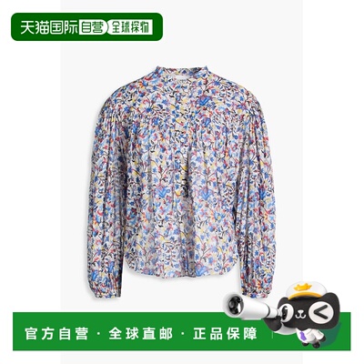 香港直邮潮奢 ISABEL MARANT 女士 Salika 印花棉纱衫 HT0022FAA3