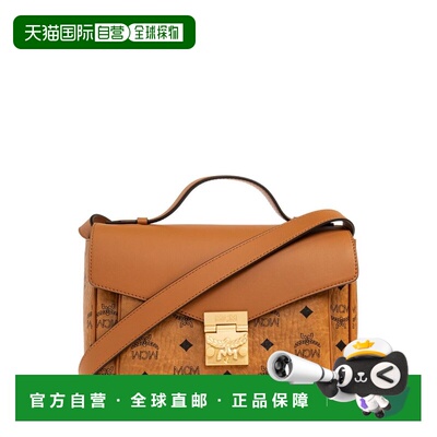 香港直邮潮奢 MCM 女士 Tracy 手提包 MWEGSXT01 orange橙色 舒适