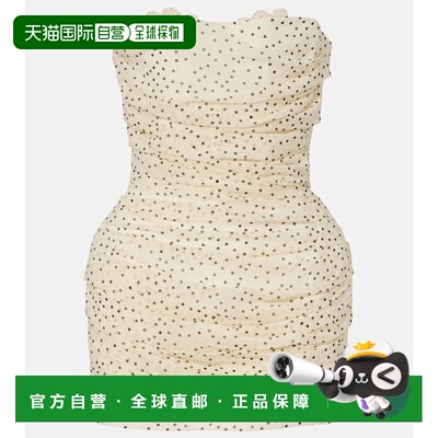 1h可退 香港直邮潮奢 magda butrym 女士 Polka-dots 褶皱真丝混