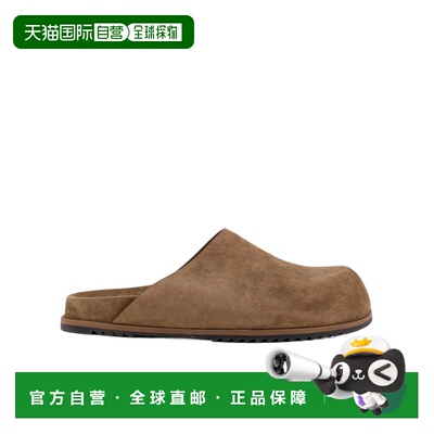 1h可退 香港直邮奢淘 Rick Owens 圆头穆勒鞋 男 RU01F2809LCSU